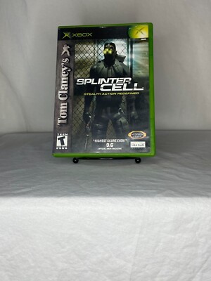 Tom Clancy's Splinter Cell Stealth Action Redefined (Microsoft Xbox 2002)+Manual 8888510130| eBay