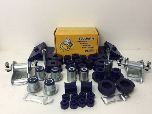 SUPER PRO Front & Rear Suspension Bush Kit Suit Ford Falcon XF Wagon ...