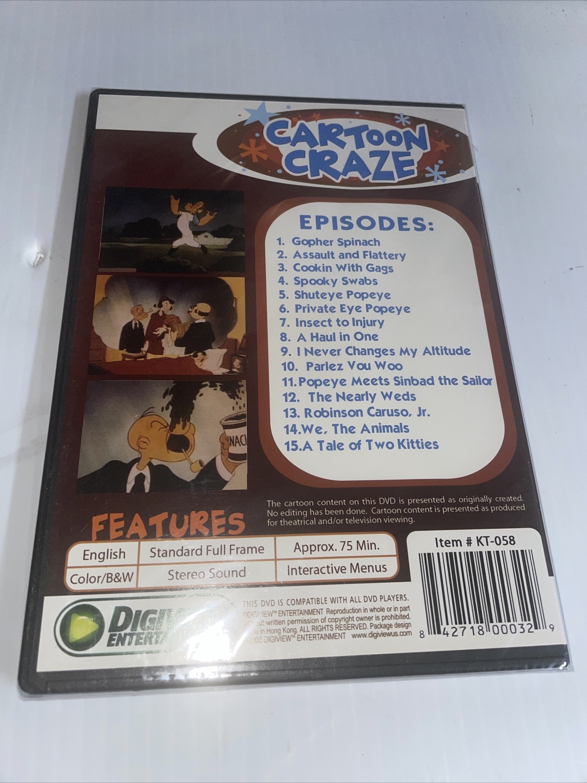 Cartoon Craze Presents - Popeye: Popeye Meets So bad The Sailor 2005 | eBay
