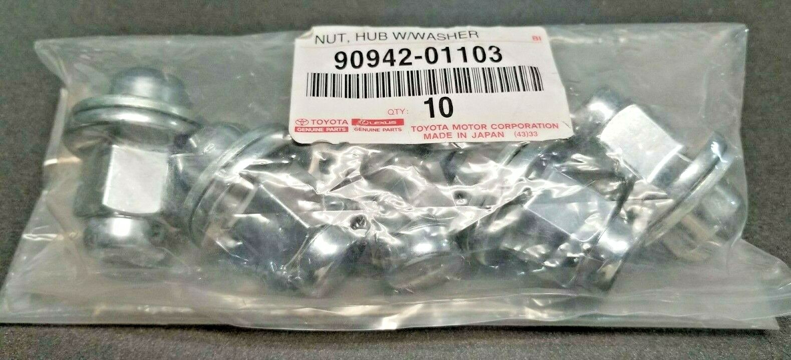 Tuerca de lengüeta cromada original Toyota, Lexus fabricante de equipos ...