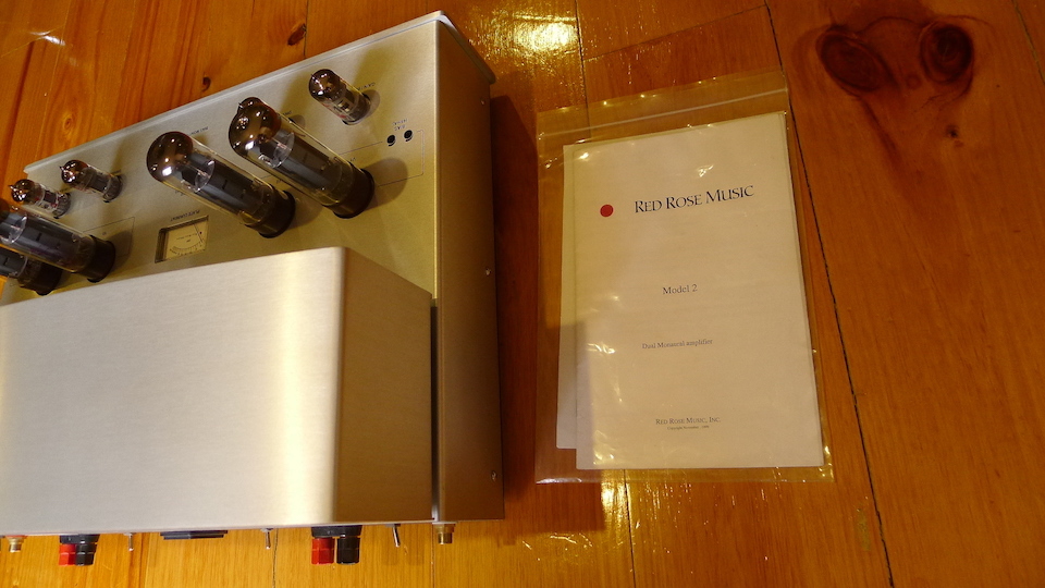 RED ROSE MUSIC MODEL 2 " Mark Levinson " Valves AMPLIFIERS ULTRA H-END ...