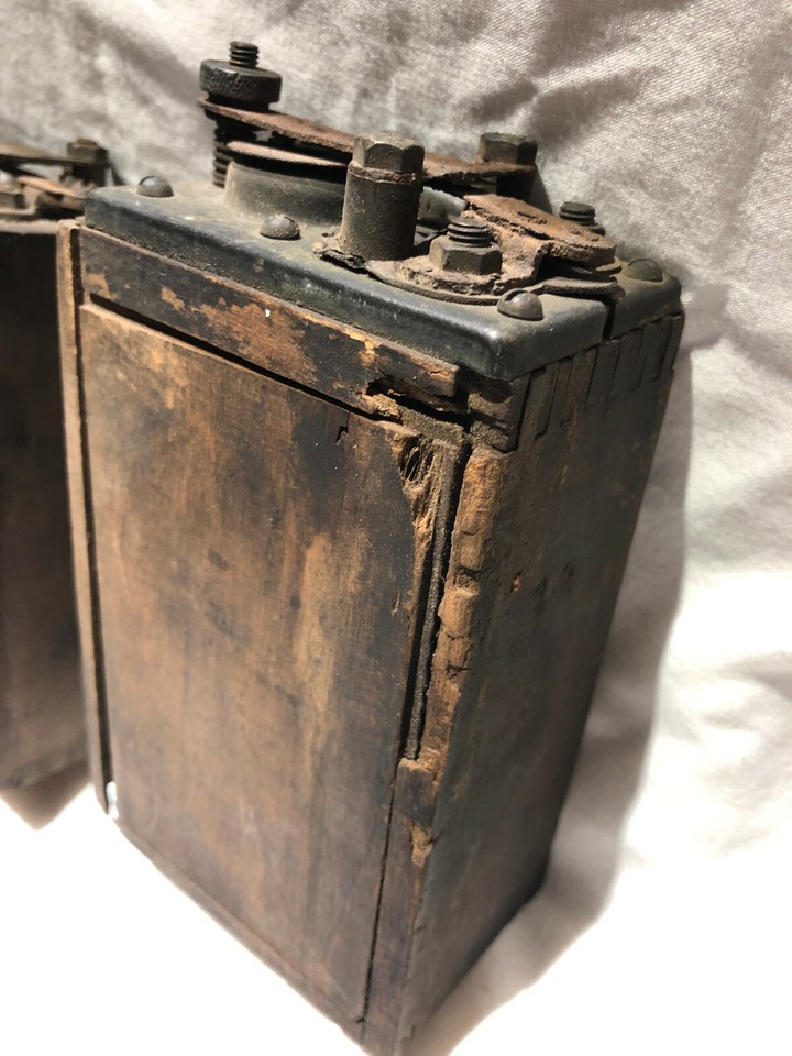 Lot of 3 Old FORD Model T Vehicle Ignition Spark Buzz Coil BRASS TOP ...