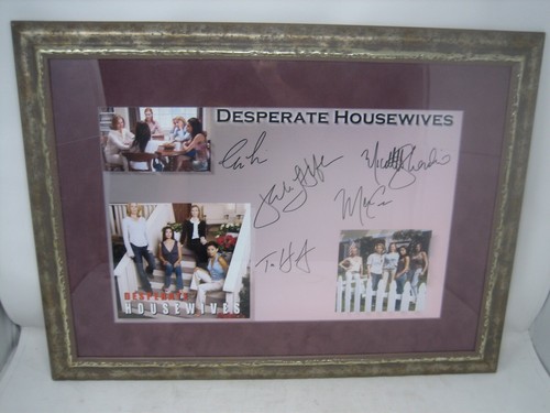 desperate housewives custom photo w frame original signed autographed ...