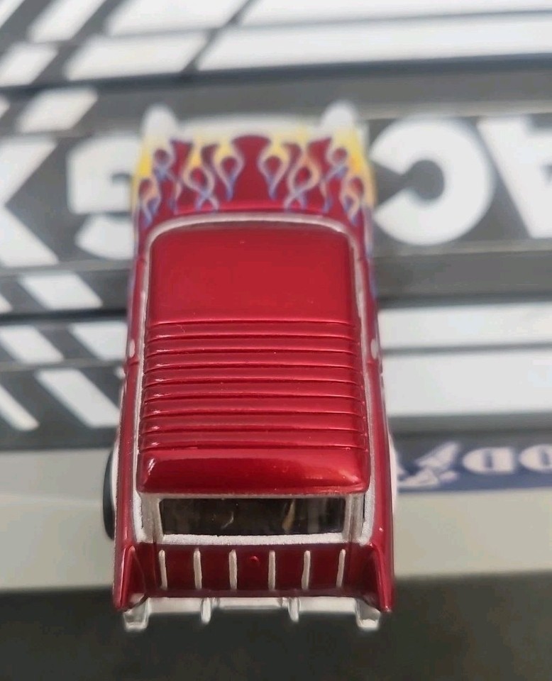 57 Chevy Nomad Maroon With Flames XtracTion Slot Car for AFX autoworld ...