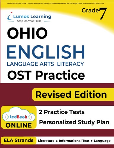 Ohio State Test Prep: Grade 7 English Language Arts Literacy (ELA ...