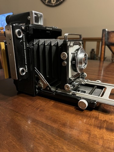 Vintage 1949 Graflex Century Graphic 2x3 Press Camera w/ Optar 103mm ...
