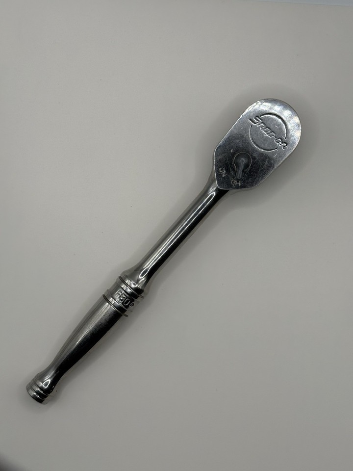 Snap On USA 3/8” Drive Standard Handle Sealed Head Chrome Ratchet F80 ...