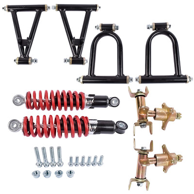 Front Suspension Arm Kit Assembly Upper Lower Swingarm for ATV Quad ...