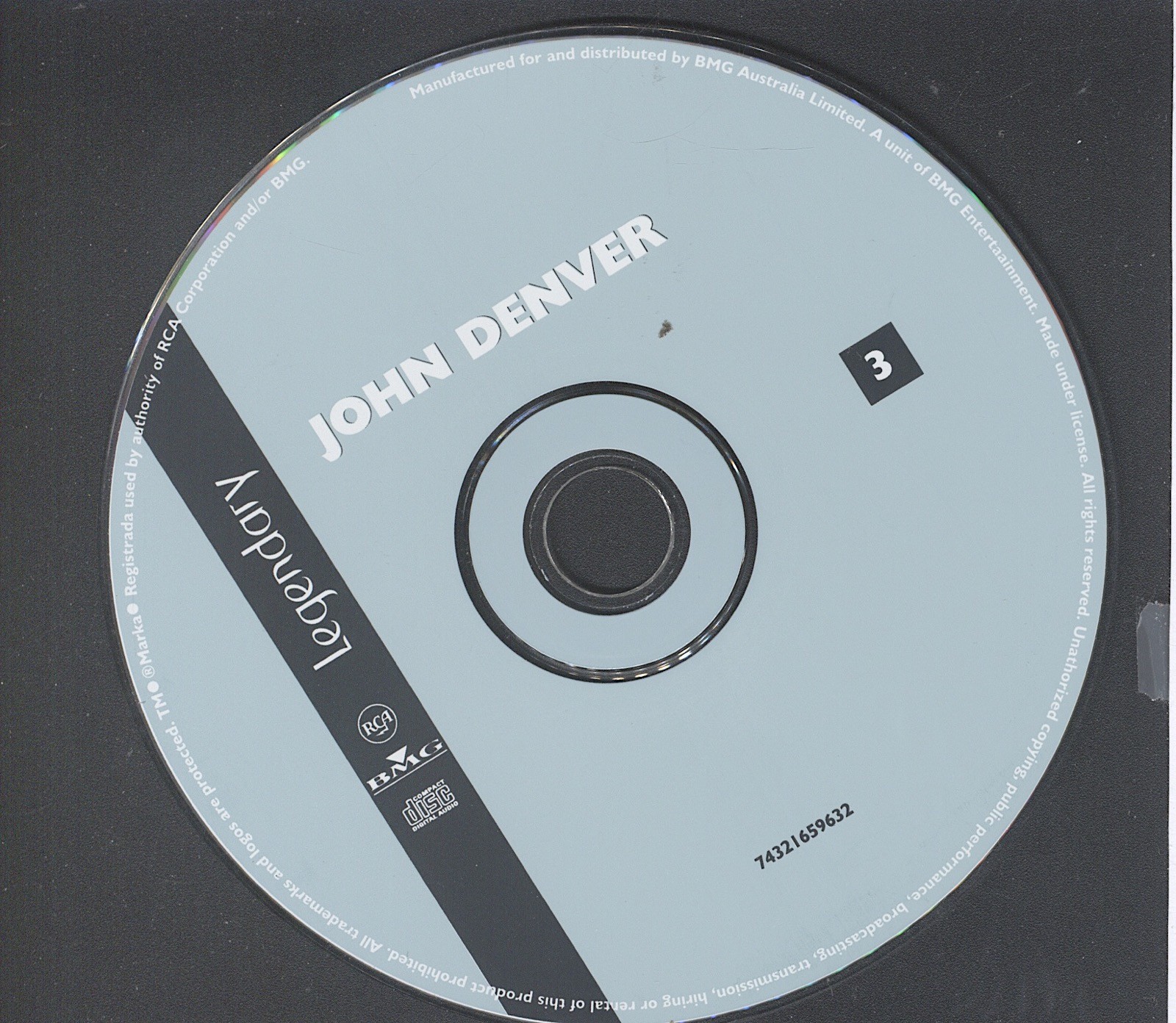 John Denver - Legendary John Denver (3Cd) (Disc 3) CD Only | eBay