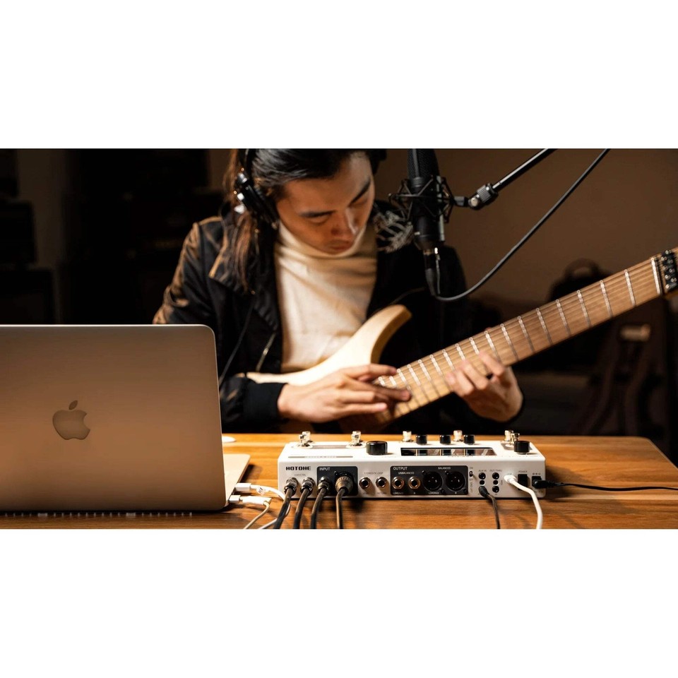 Hotone Ampero II Stage MP-380 Multi-Effects Pedal Dual Effect Chains ...