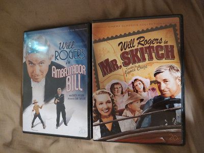 Ambassador Bill (DVD, 1931) and Mr. Skitch (DVD, 1933) Will Rogers | eBay