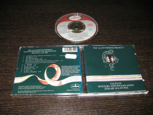 The Alan Parsons Project CD Tales Of Mystery Et Imagination Edgar Allan ...