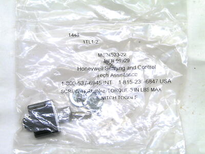 NEW Honeywell MS24523-22 SWITCH TOGGLE SPDT ON-OFF Sealed | eBay
