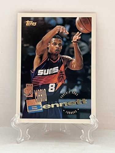 1995-96 Topps Basketball Mario Bennett Rookie RC #214 Phoenix Suns | eBay
