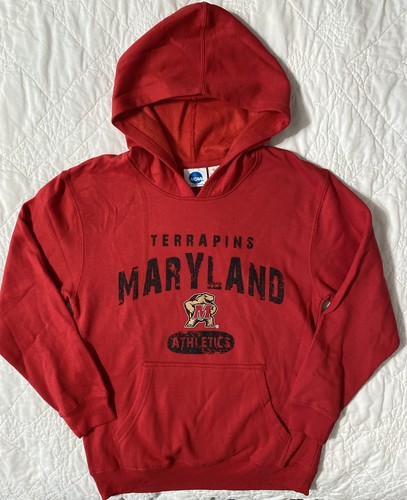 Youth Maryland Terrapins Athletics Hoodie Sweatshirt, Large 10/12, Red ...
