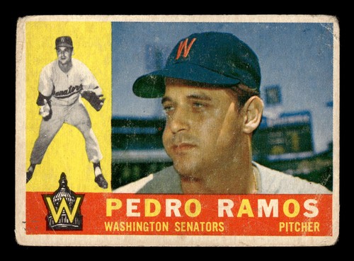 Pedro Ramos 1960 Topps #175 Washington Senators GD-VG | eBay