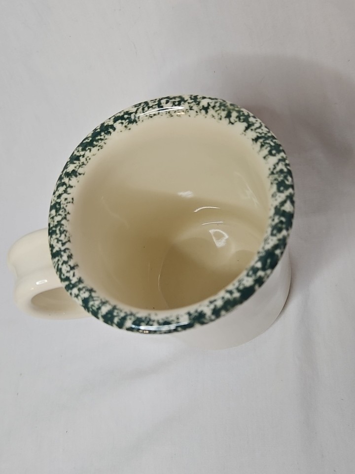 Vintage Three Rivers Pottery MUG Pumpkin JOL USA Made Sponge-ware 1999 ...