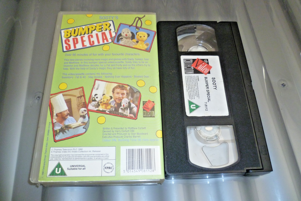 SOOTY'S BUMPER SPECIAL Sooty Matthew Corbett Kids tv series UK PAL VHS ...