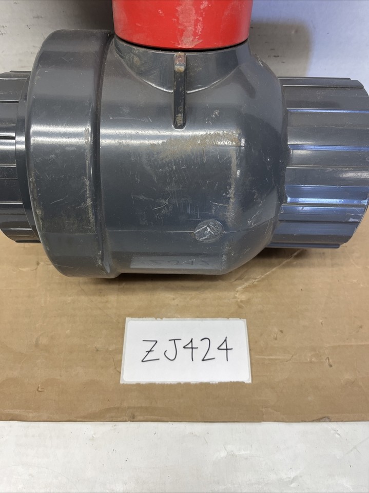 Sch 80 PVC 4 Inch True Union Ball Valve Socket Connect, Spears, 2122 ...