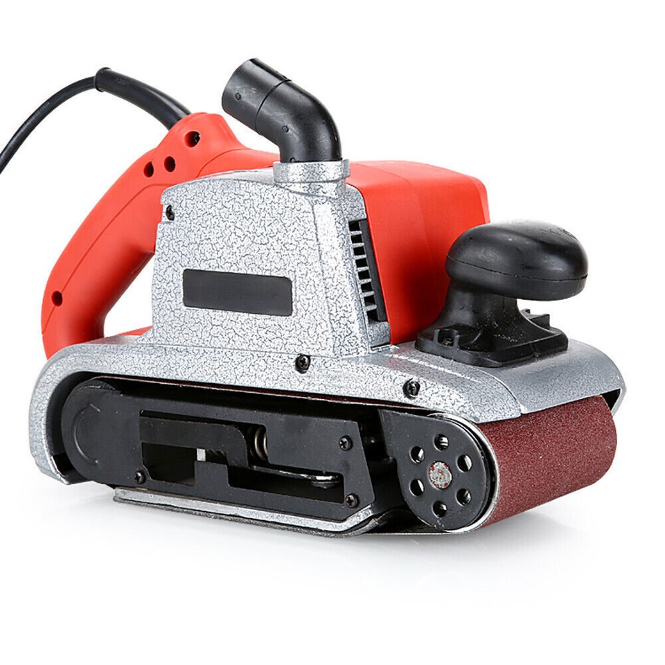 4" 1800w Aluminium Body Belt Sander Portable Sanding Polishing Machine ...