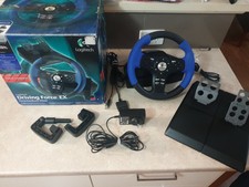 Logitech Driving Force Pro PlayStation 2 Ps2 Works Steering Wheel ...