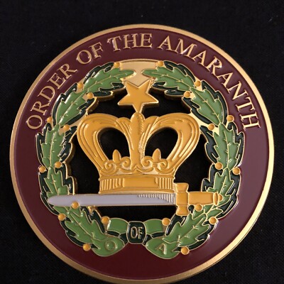 Order Of The Amaranth Aluminum 3D Car Emblem - New | eBay