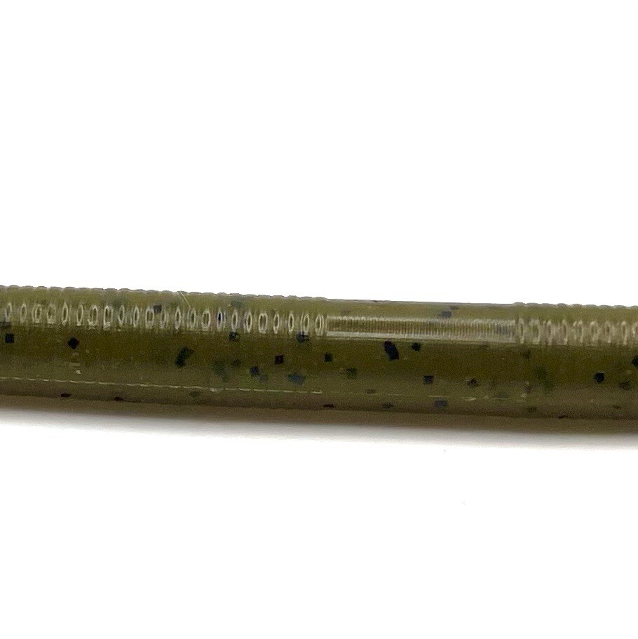 50ct Green Pumpkin Senko Style Worm Stick Bait. 5" or 4" | eBay