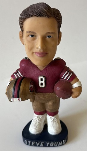 Bobble Double Steve Young #8 San Francisco 49ers NFL Bobblehead ...