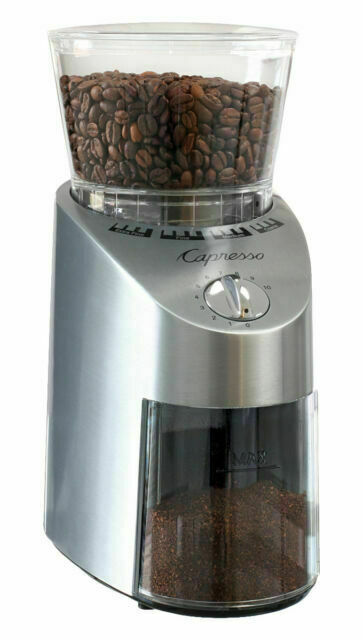 Capresso 565.05 Infinity Conical Burr Grinder - Stainless Steel for ...