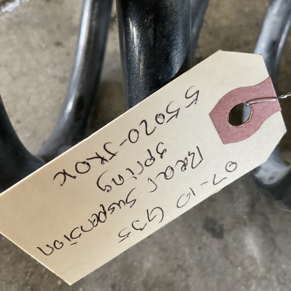 07-13 Infiniti G35 G37 Rear Suspension Spring 55020-JK01C | eBay