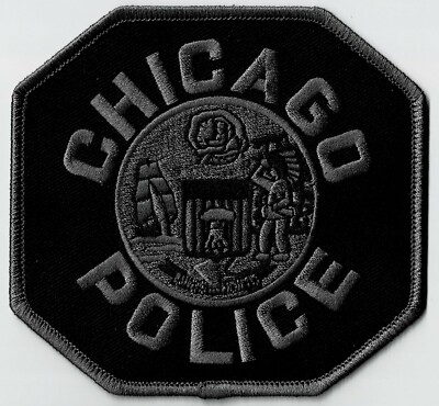 CHICAGO POLICE - BLACK SHOULDER - SEW-ON PATCH | eBay
