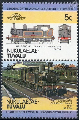 1891 LSWR / SR Calbourne Class O2 (Isle of Wight) Train Stamps / LOCO ...