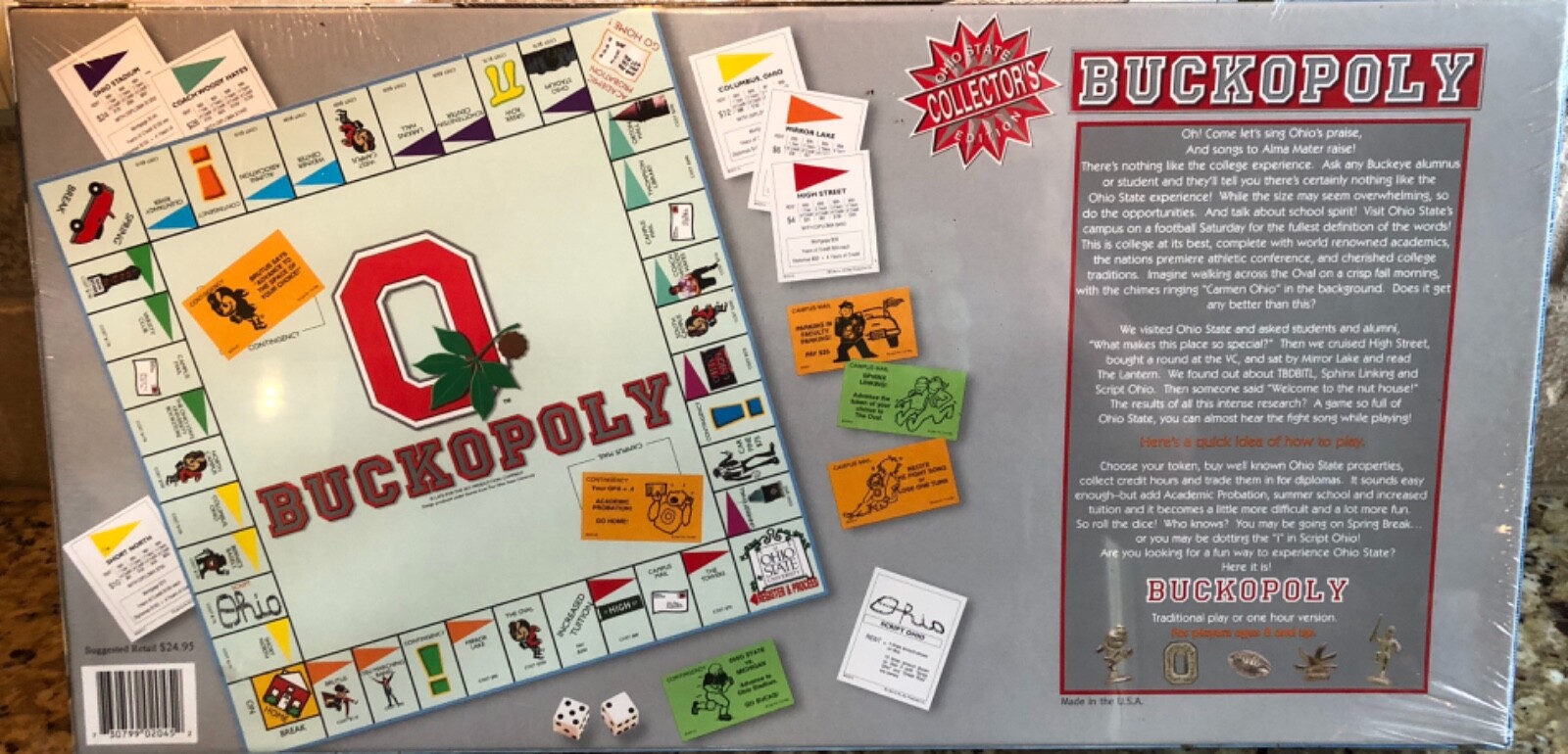 New Sealed Monopoly Buckopoly Ohio State Collector's Edition | eBay