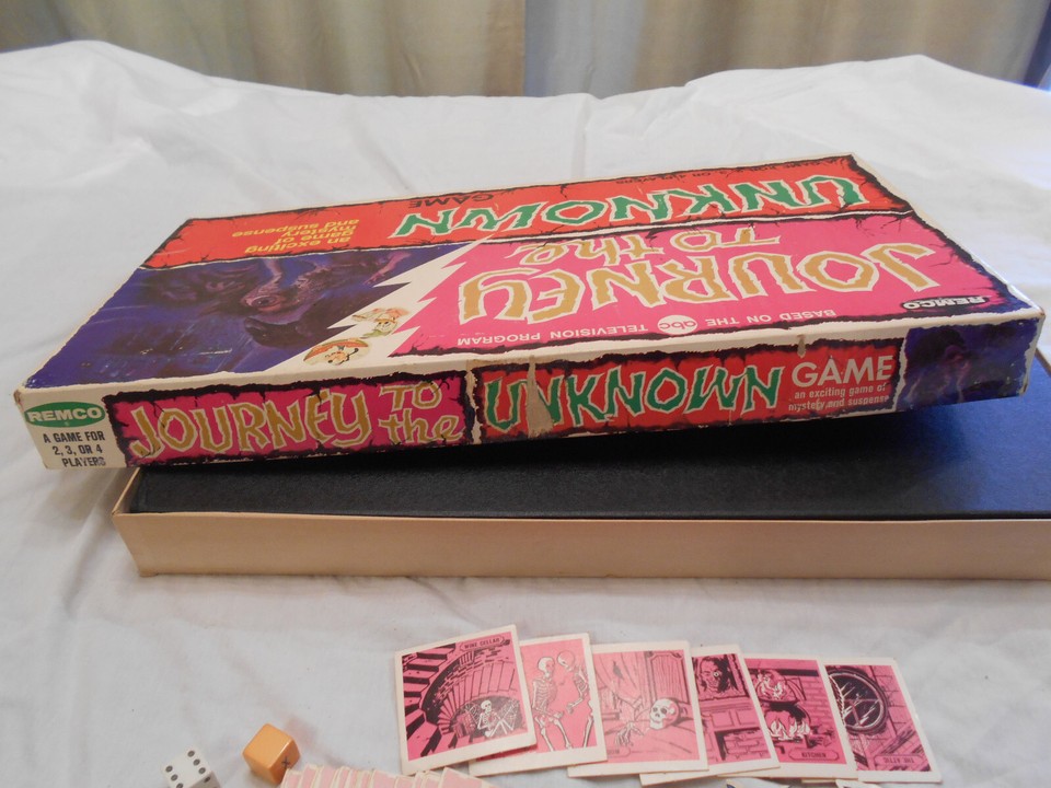 Vintage 1968 Remco Journey To The Unknown Board Game ABC Television ...