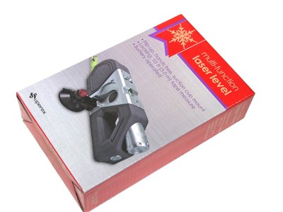 NEW SUPEREX BATTERY OPERATED MULTI-FUNCTION LASER LEVEL/TAPE MEASURE 21 ...