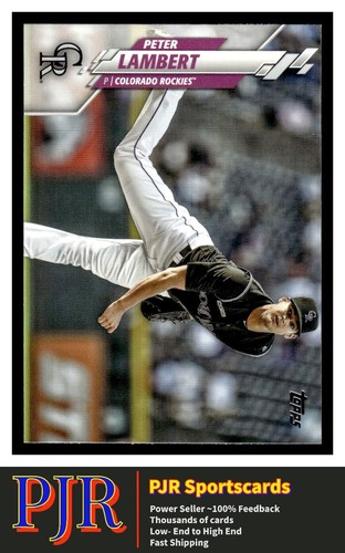 2020 Topps Update #U-253 Peter Lambert Colorado Rockies | eBay