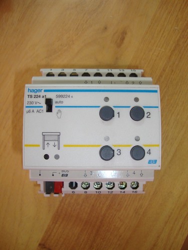 HAGER - TS224 a1 - 599224 - Tebis TS - Module 4 sorties stores - KNX ...