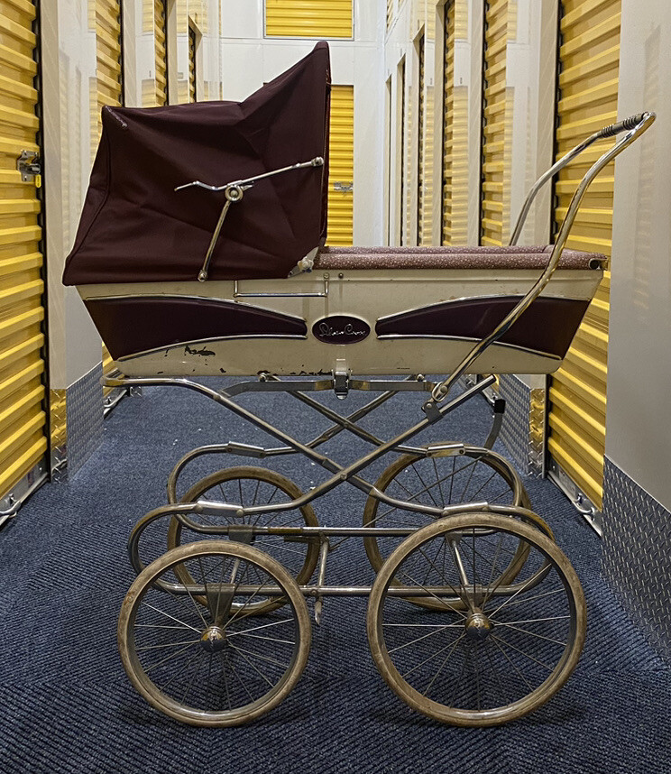 VTG SilverCross Baby Pram Carriage 2 Irregular Wheels English Classic ...