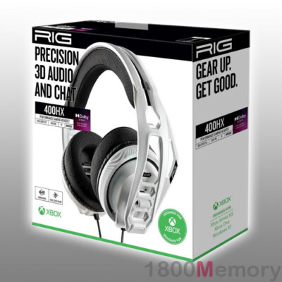 Nacon RIG 400 HX Gen 2 Stereo Gaming Headset 3.5mm for MS XBox One X S ...