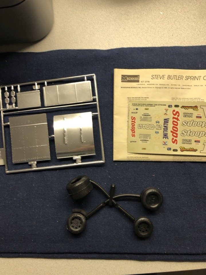 Monogram Steve Butler Sprint Car KIT#2778 Opened but Complete | eBay