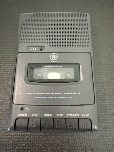Vintage GE Personal Portable Rec. & Cassette Player 3-5027A Battery ...