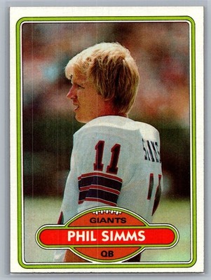 1980 Topps - #225 Phil Simms (RC) - EX-MT *TEXCARDS* | eBay