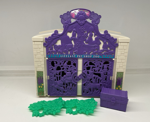 Kenner Vintage Littlest Pet Shop Zoo Playset Some Accessories Carry ...