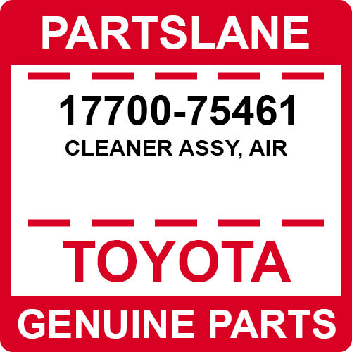 17700-75461 Toyota OEM Genuine CLEANER ASSY, AIR | eBay
