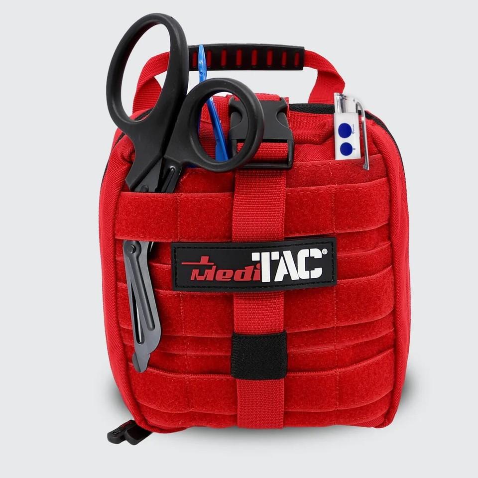 MediTac Small Rip-Away Owl Type Full Tactical Trauma Kit Bandages EMT ...