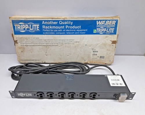 Tripp Lite RS-1215 Rack Mount Power Strip 120V~ 15A IB6464 9639AS1 ...