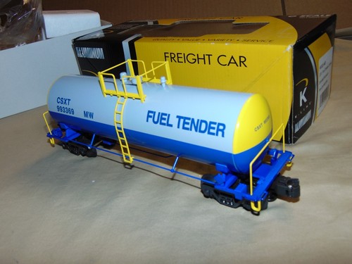 K LINE O 1431 CSX FUEL TENDER ALUMINUM TANK CAR SUPER CLEAN +BOX | eBay