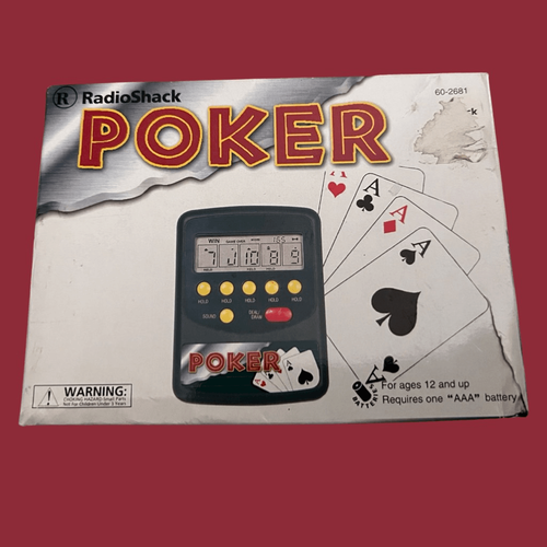 NIB Vintage Radio Shack Handheld Poker Game 60-2681 B13 | eBay