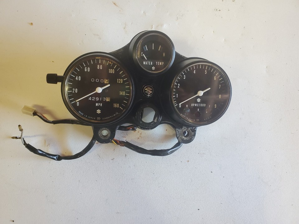 1972 Suzuki GT750 gauges speedo tach temp | eBay