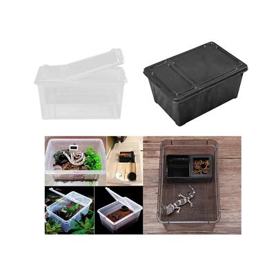Turtle Tank Aquarium Turtle Transport Container Turtle Breeding Box ...